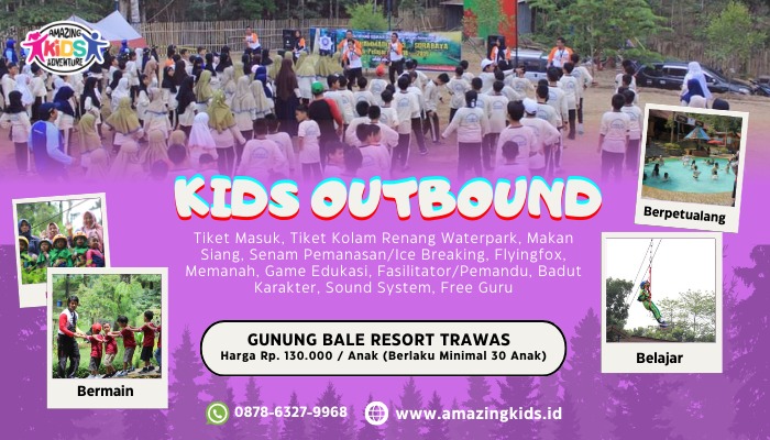 Gunung Bale Resort Trawas | Outbound Pacet Trawas | Amazing Kids Adventure